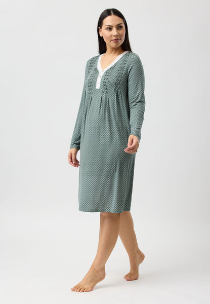 Tulip Smocking Nightie - LA FIGURE